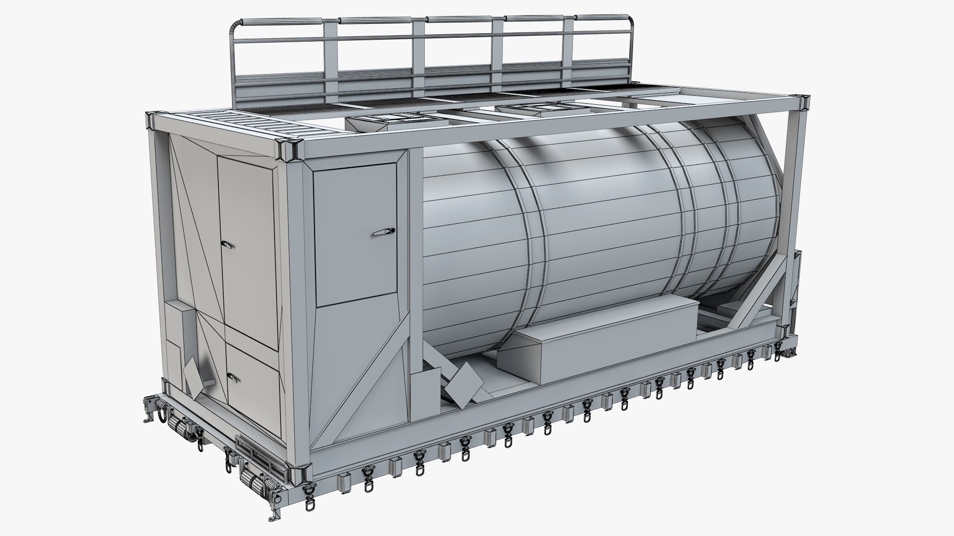 Military Portable Fuel Container With Flatrack 3D model - TurboSquid ...