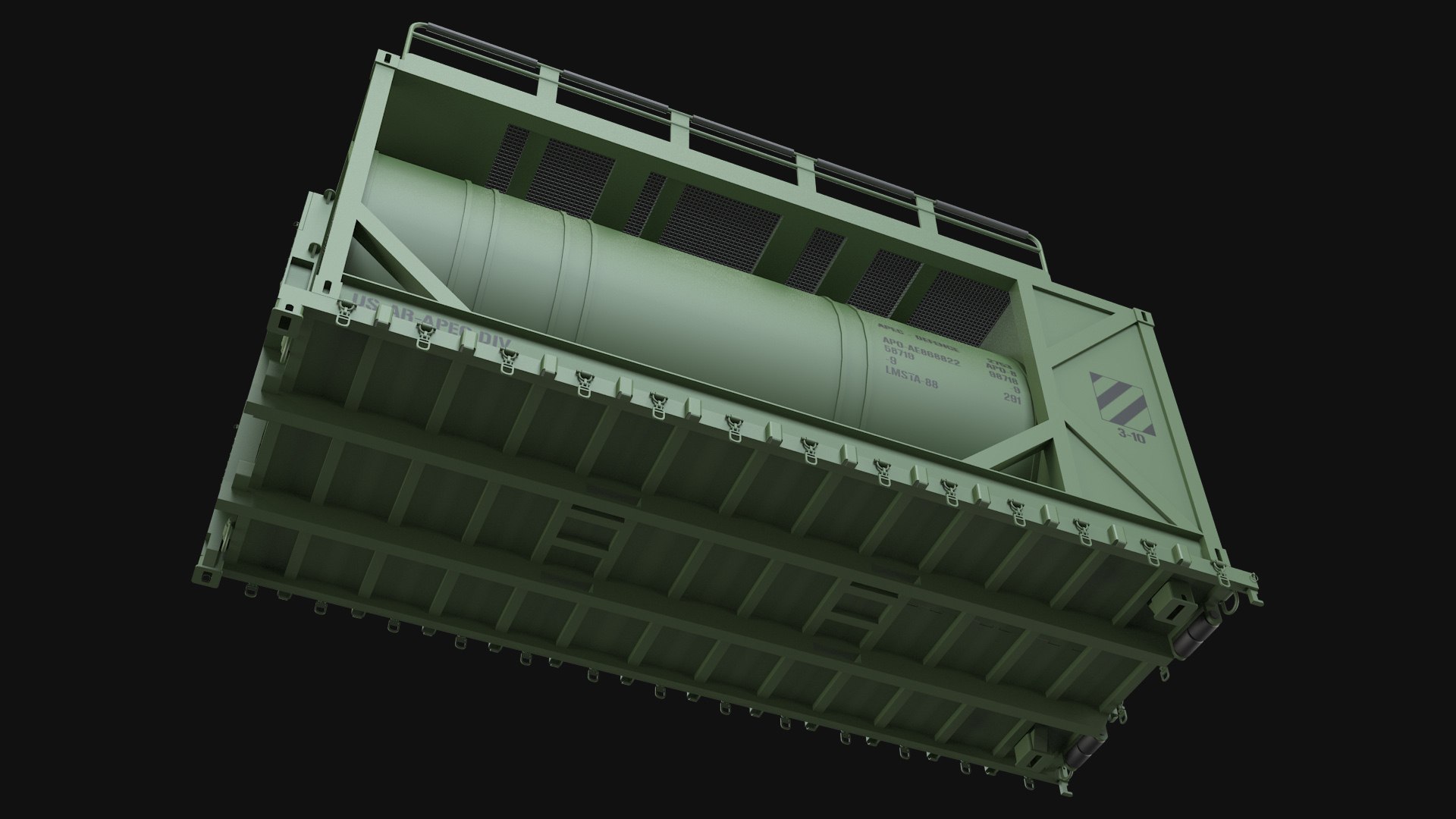 Military Portable Fuel Container With Flatrack 3D Model - TurboSquid ...