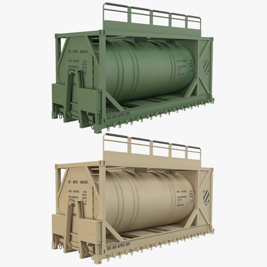 Military Portable Fuel Container With Flatrack 3D model - TurboSquid ...