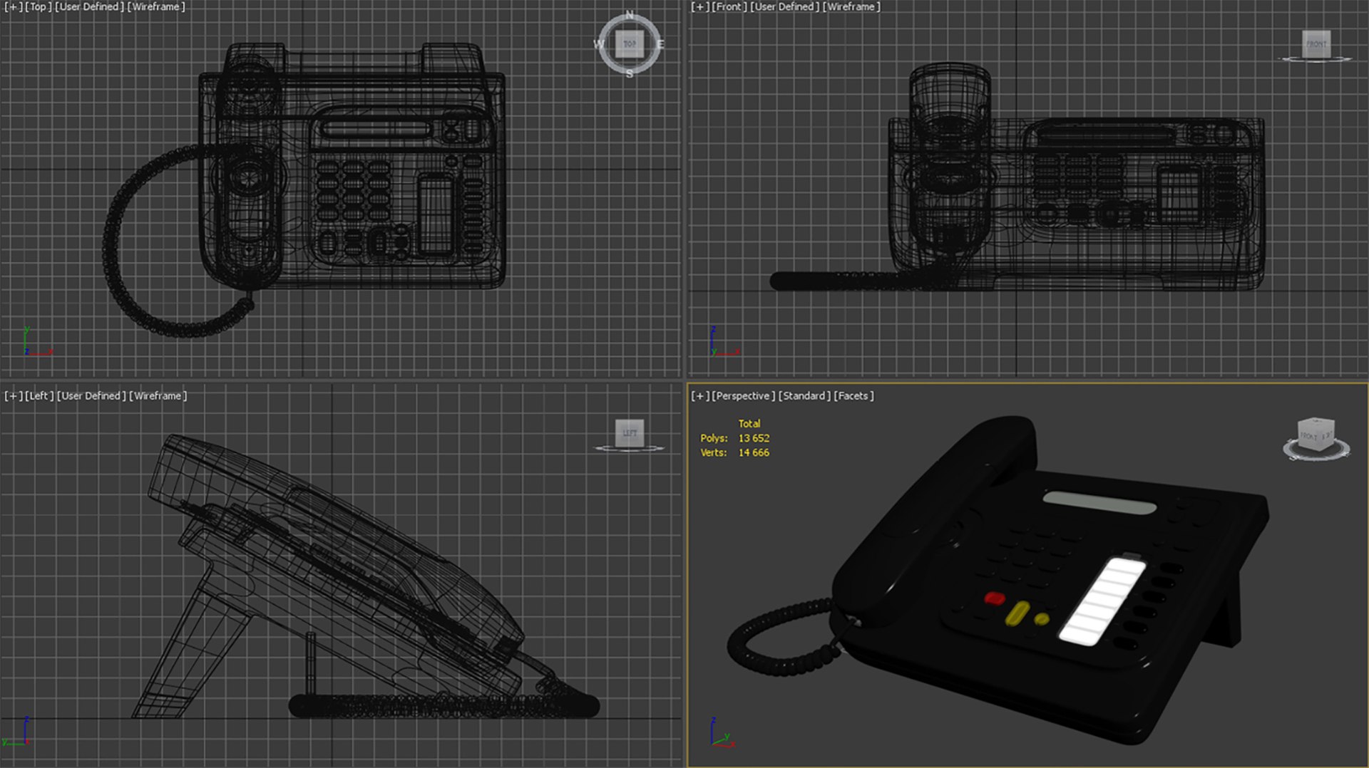 Alcatel Lucent 4018 Ip Phone 3D Model - TurboSquid 1896601
