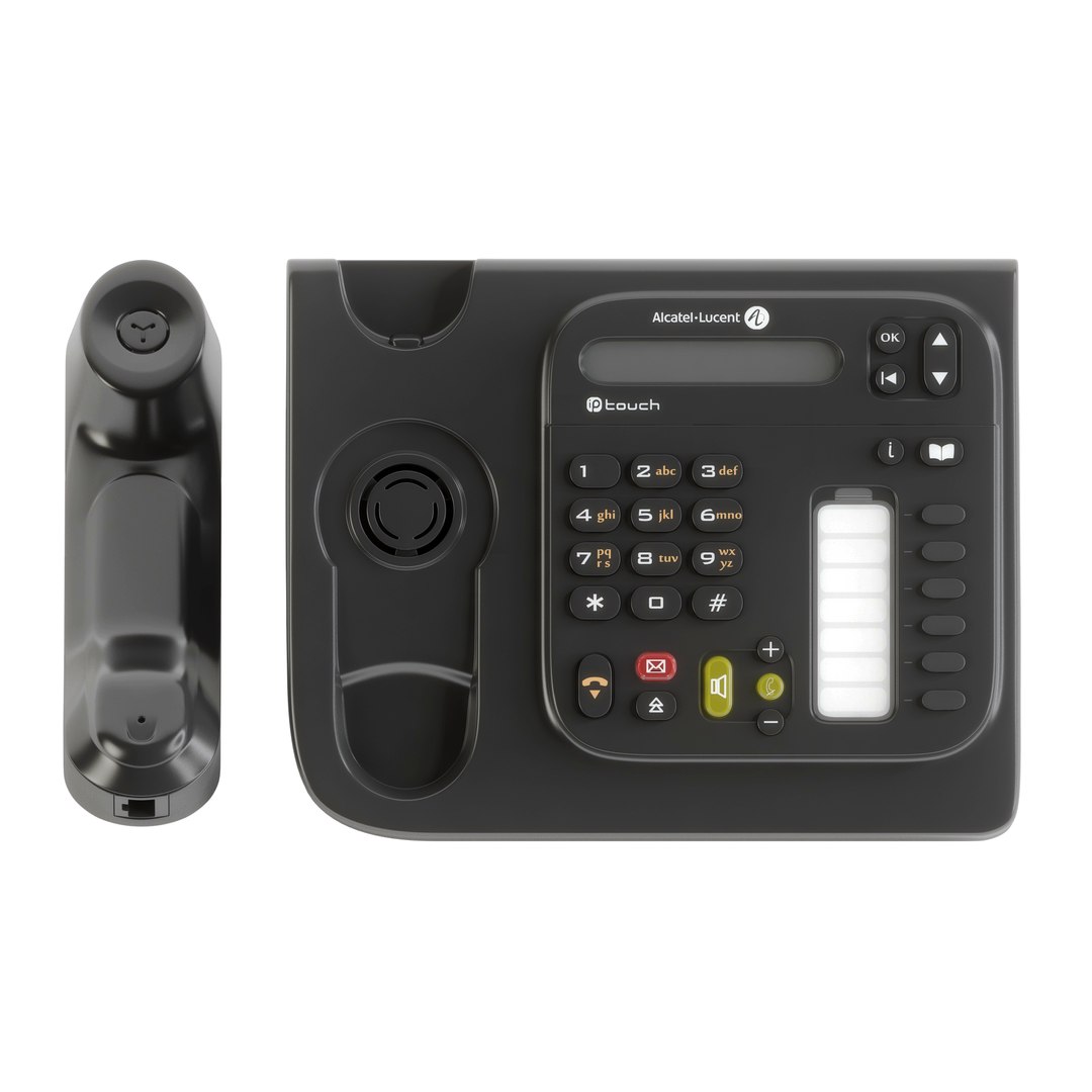 Alcatel Lucent 4018 Ip Phone 3D Model - TurboSquid 1896601