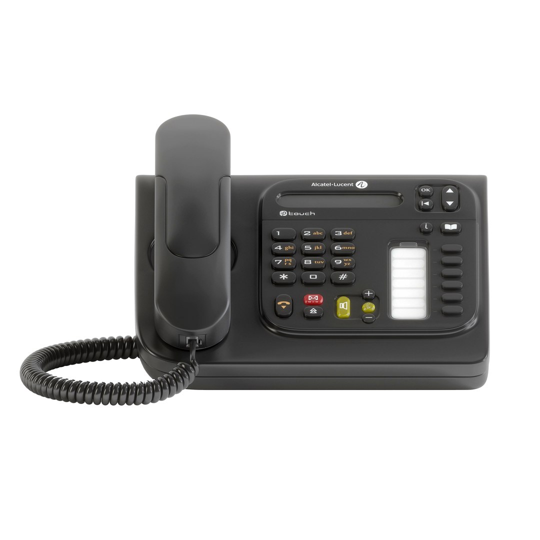 Alcatel Lucent 4018 Ip Phone 3D Model - TurboSquid 1896601