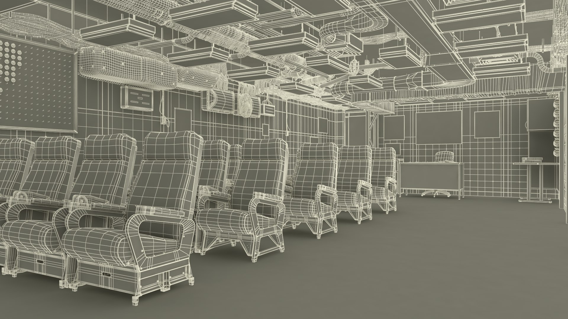 3D Aircraft Carrier Flight Ready Room - TurboSquid 2368884
