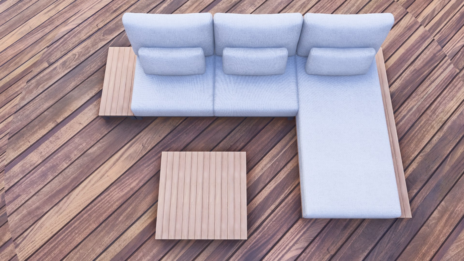 3D High-Quality - Garden Lounge Set - TurboSquid 2176847