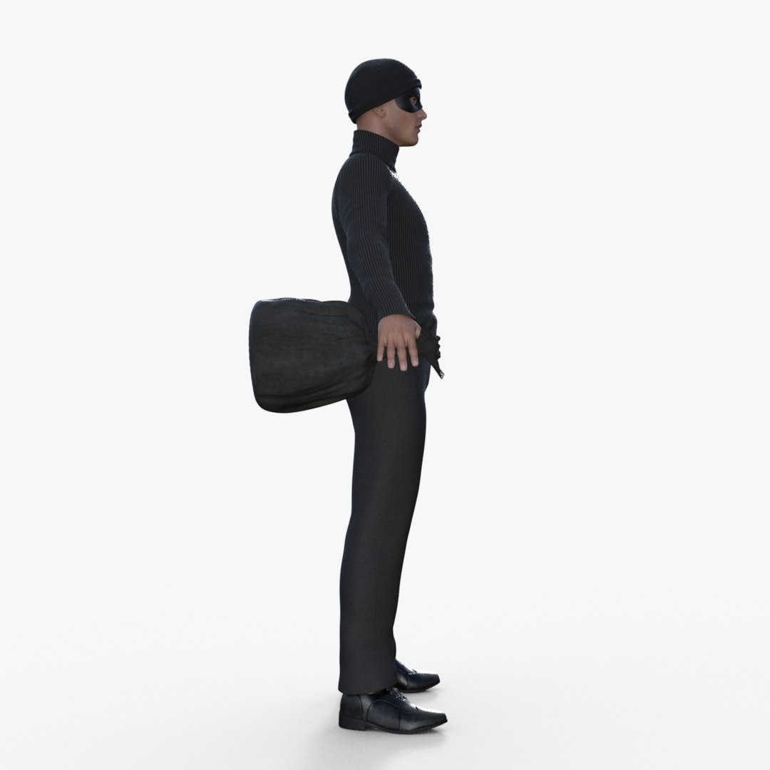 Realistic Thief 3D - TurboSquid 2146149