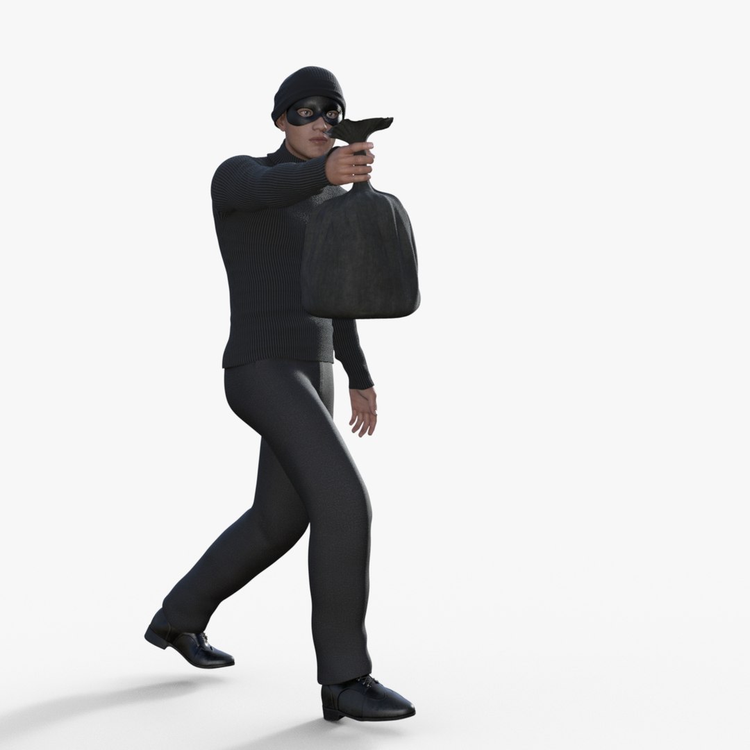 Realistic Thief 3D - TurboSquid 2146149