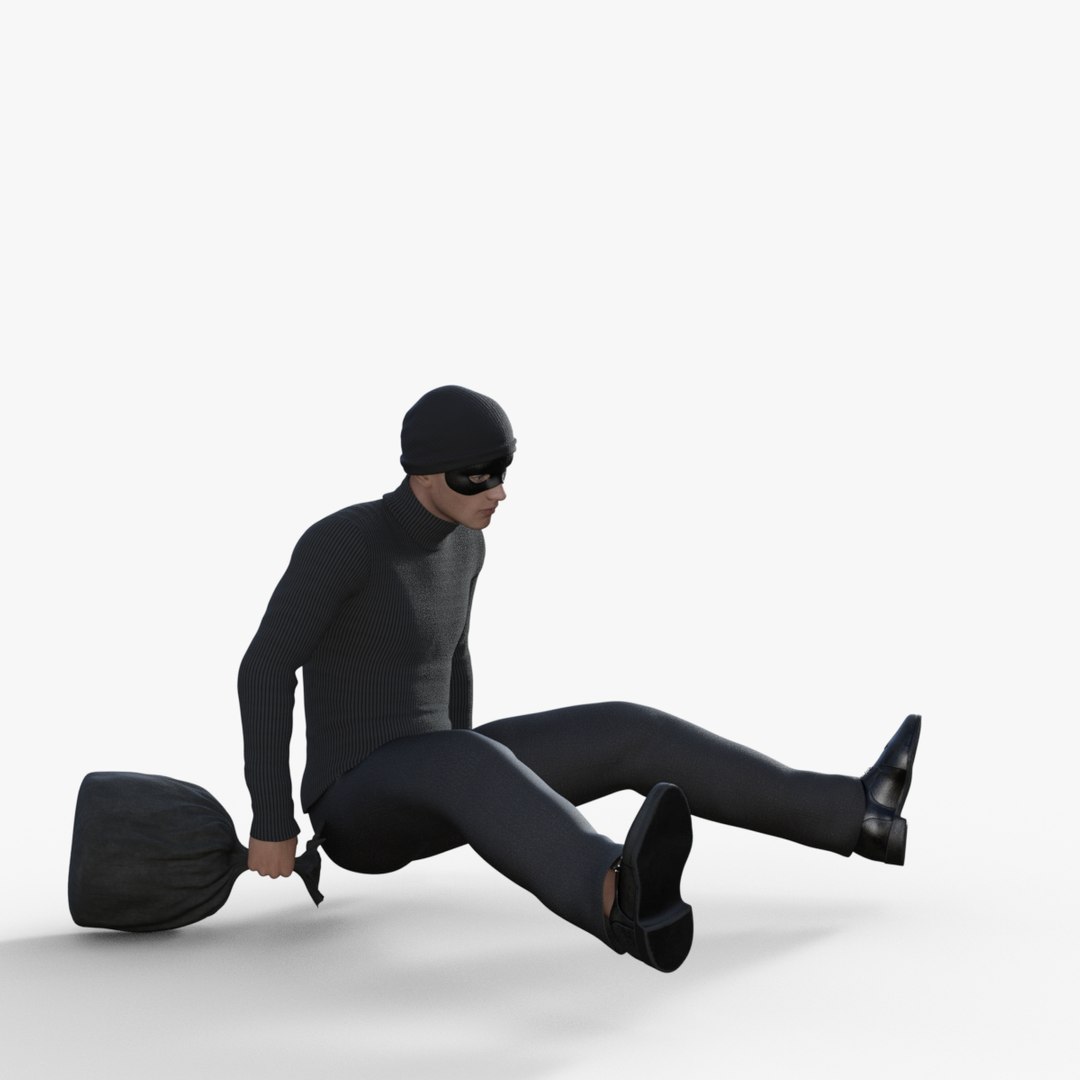 Realistic Thief 3D - TurboSquid 2146149