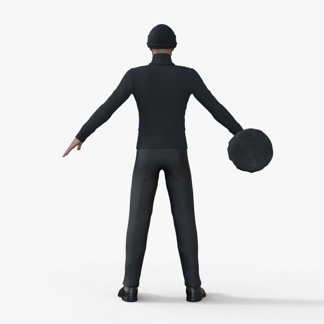 Realistic Thief 3D - TurboSquid 2146149