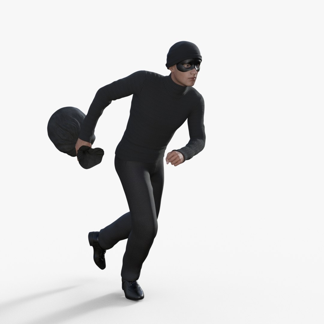 Realistic Thief 3D - TurboSquid 2146149