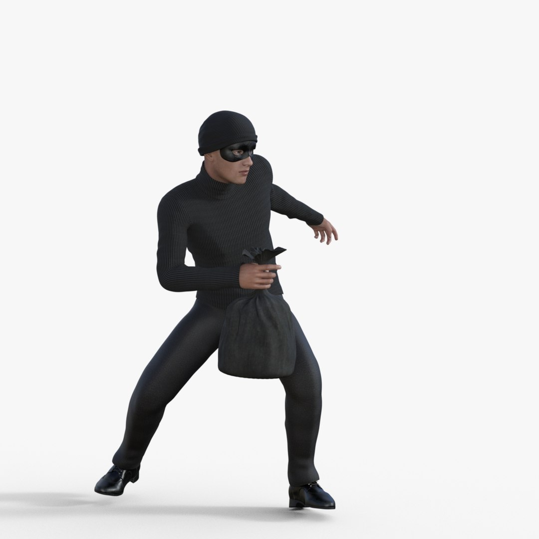 Realistic Thief 3D - TurboSquid 2146149