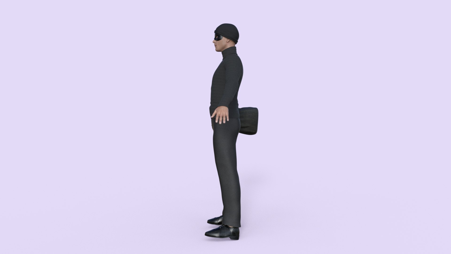 Realistic Thief 3D - TurboSquid 2146149