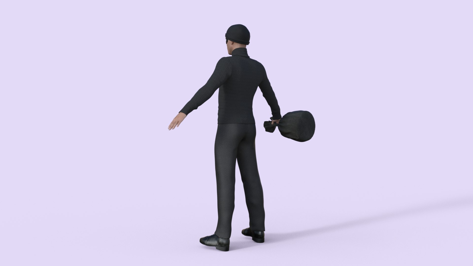 Realistic Thief 3D - TurboSquid 2146149