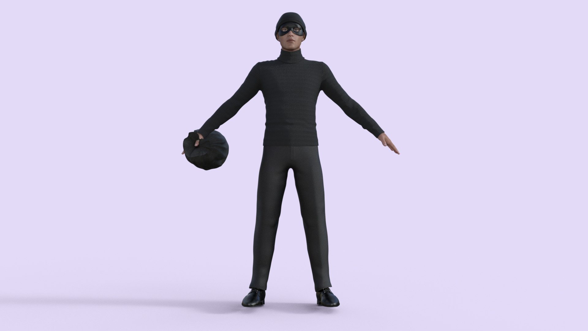 Realistic Thief 3D - TurboSquid 2146149