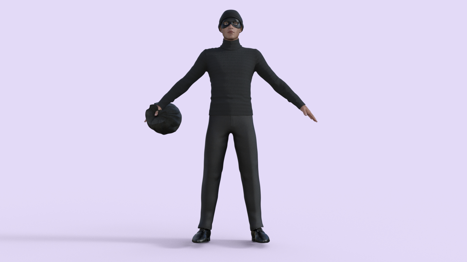 Realistic Thief 3D - TurboSquid 2146149