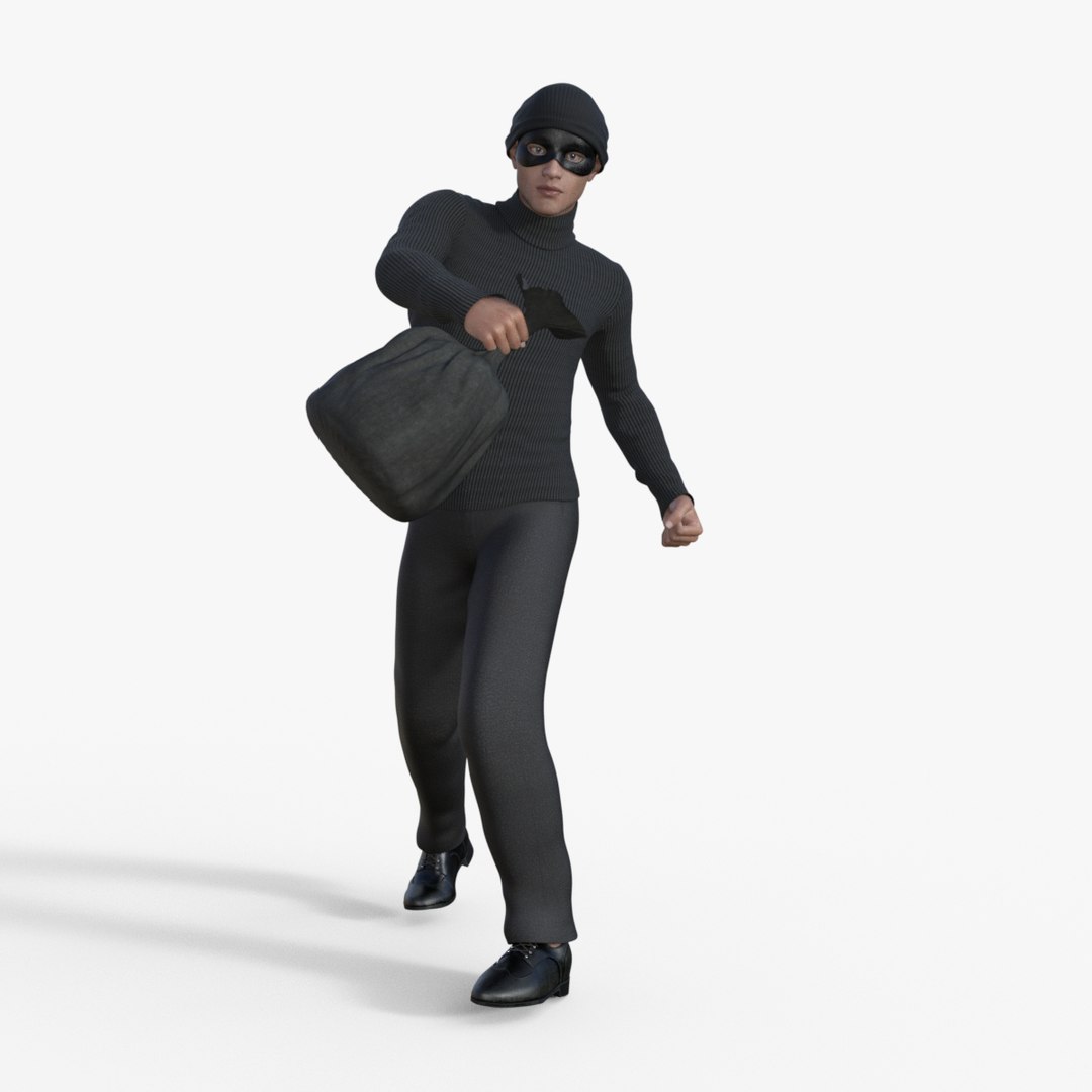 Realistic Thief 3D - TurboSquid 2146149