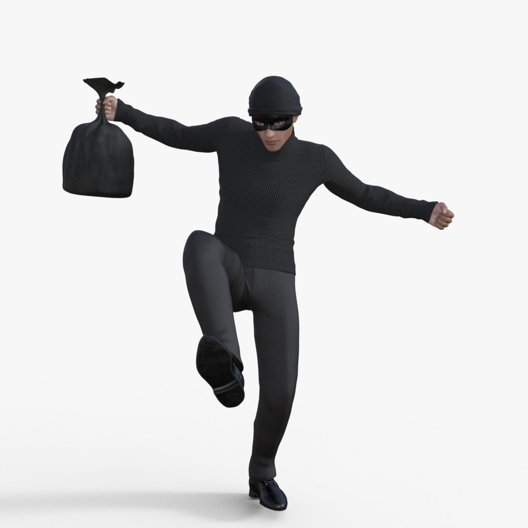 Realistic Thief 3D - TurboSquid 2146149