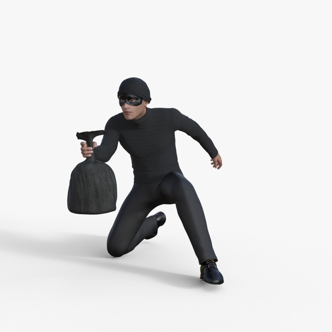 Realistic Thief 3D - TurboSquid 2146149