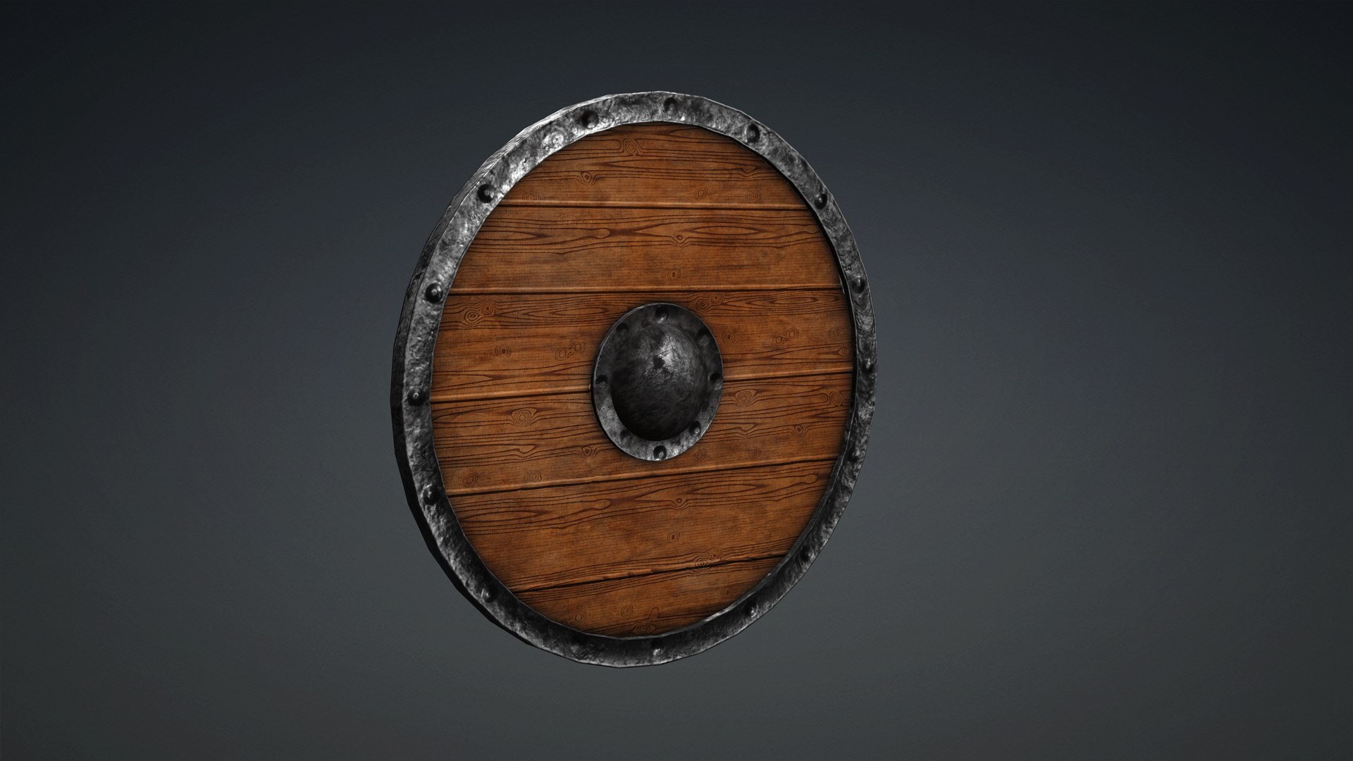 Viking Shield 3D Model - TurboSquid 2101560