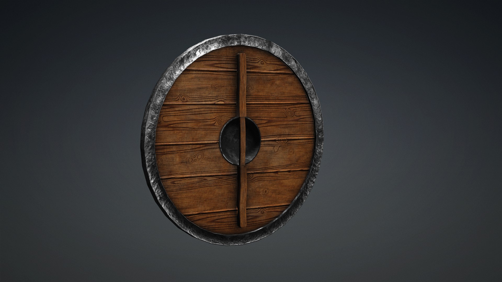 Viking Shield 3D Model - TurboSquid 2101560