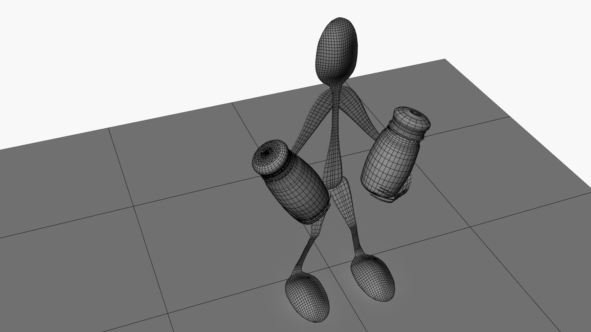 Salt N Peper Holder 3D Model - TurboSquid 2023706