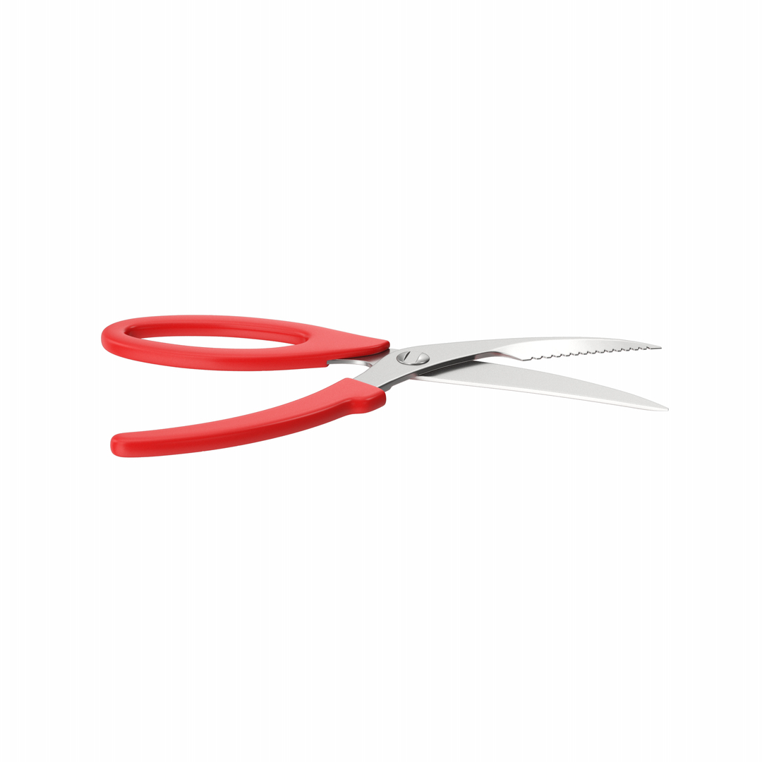 Red Kitchen Scissors 3D Model - TurboSquid 2002121