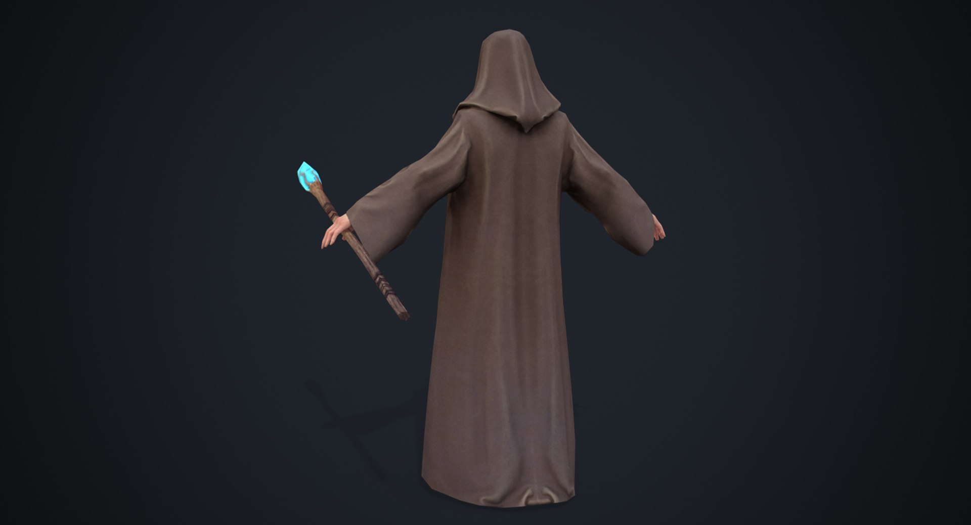 Real-time Rigged Hero Mage 3D Model - TurboSquid 1283355