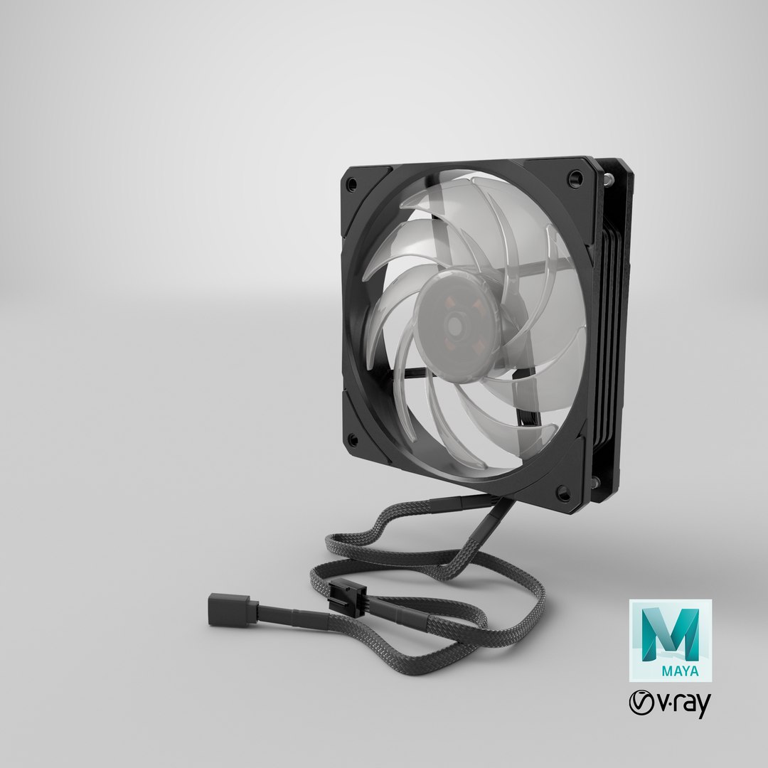 3D 120mm computer fan model - TurboSquid 1513415