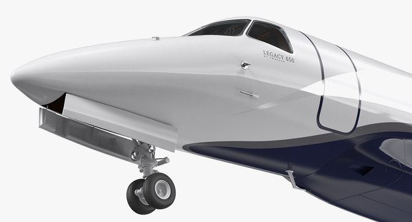 modelo 3d Embraer Legacy 650E Jet Privado - TurboSquid 1365939