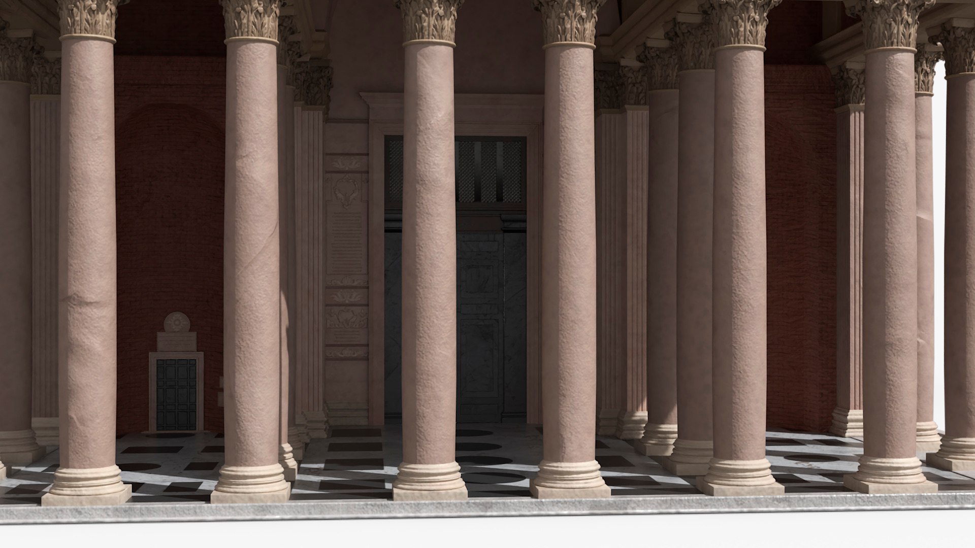 Classical Roman Pantheon Building New 3D Model - TurboSquid 2321503
