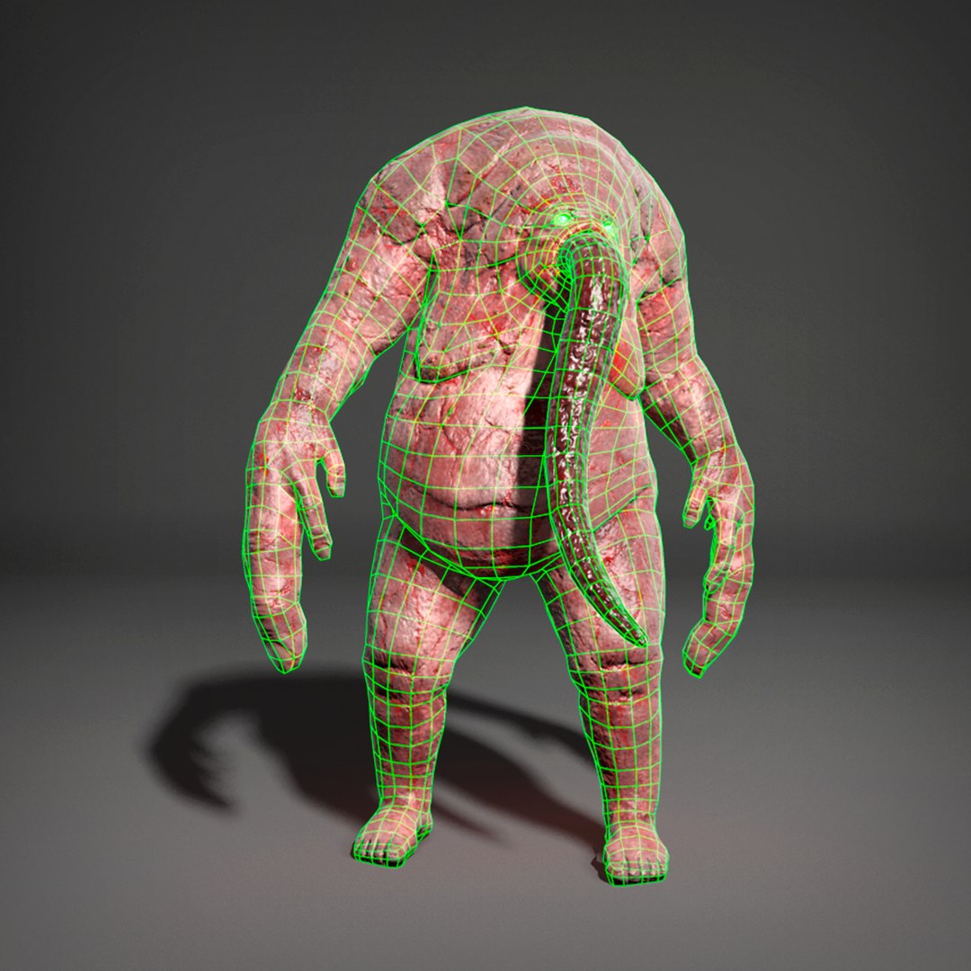 Fat mutant character 3D - TurboSquid 1425555