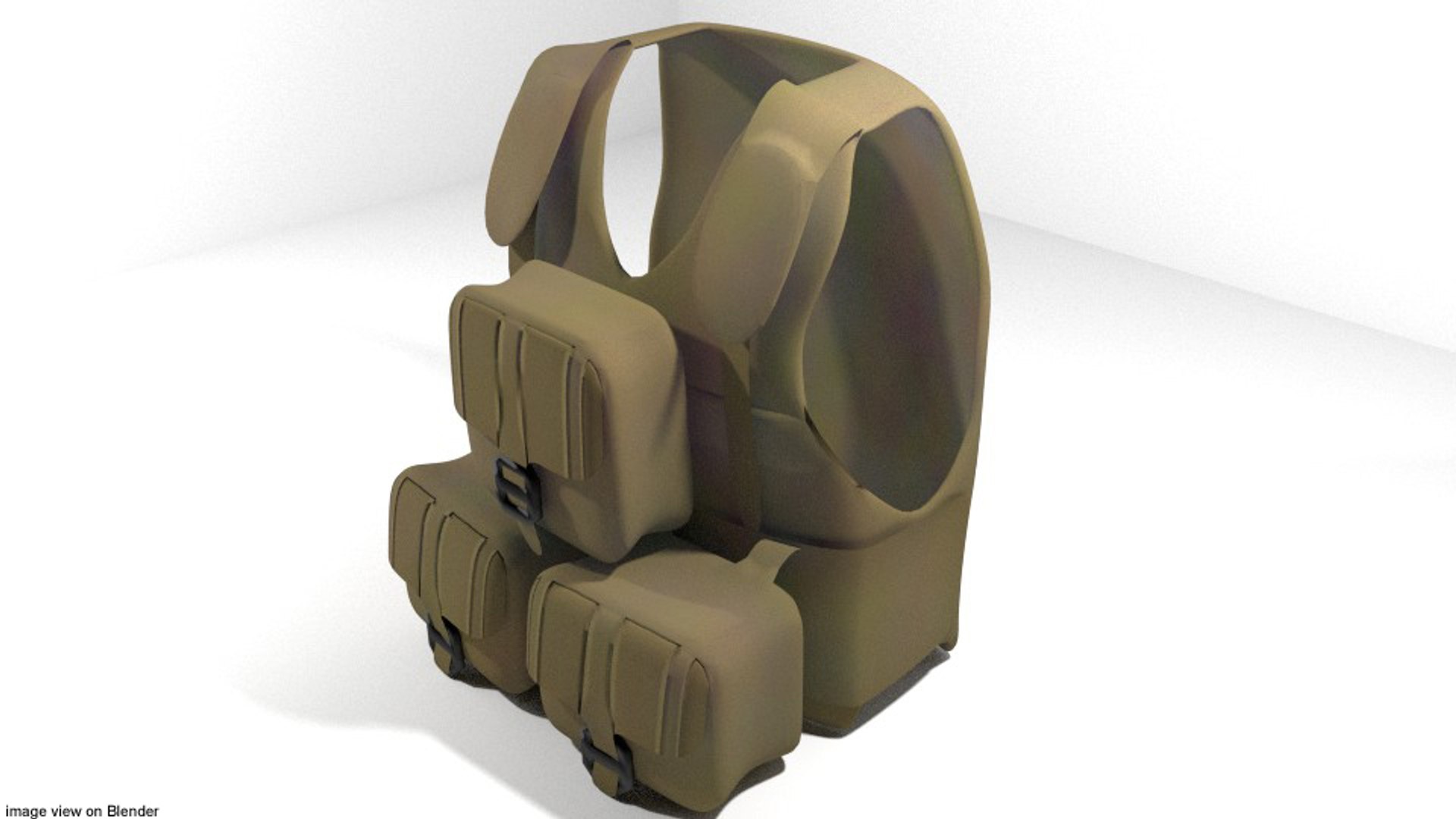 Armour Vest 3d Model