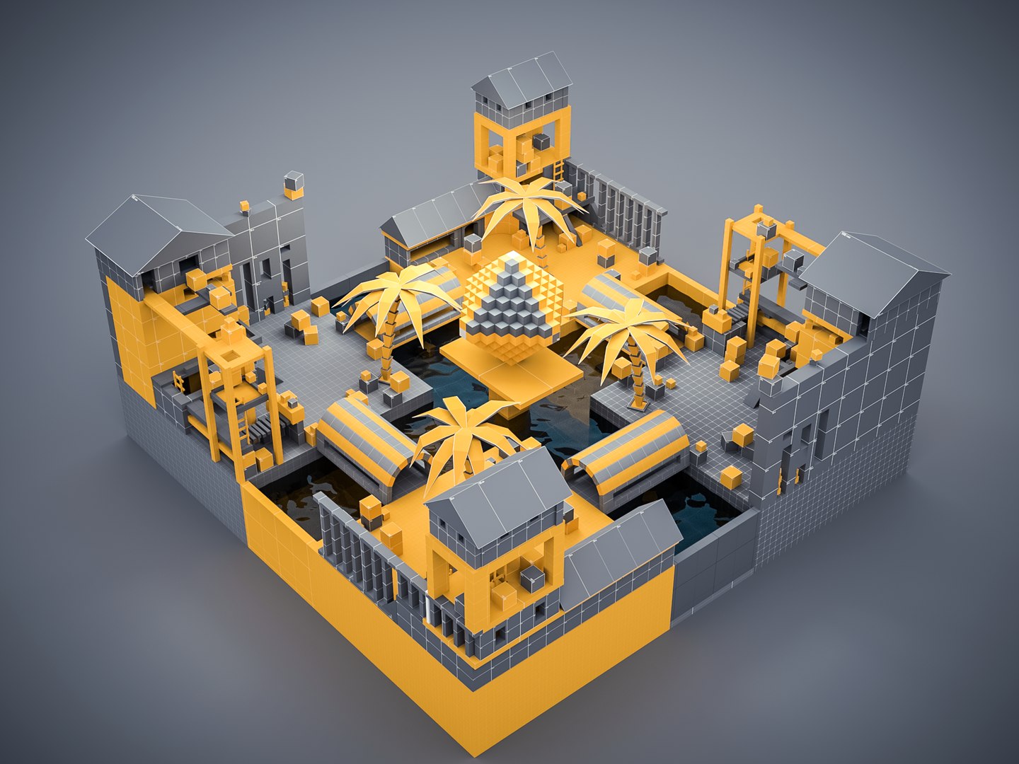 3d Model Template Games