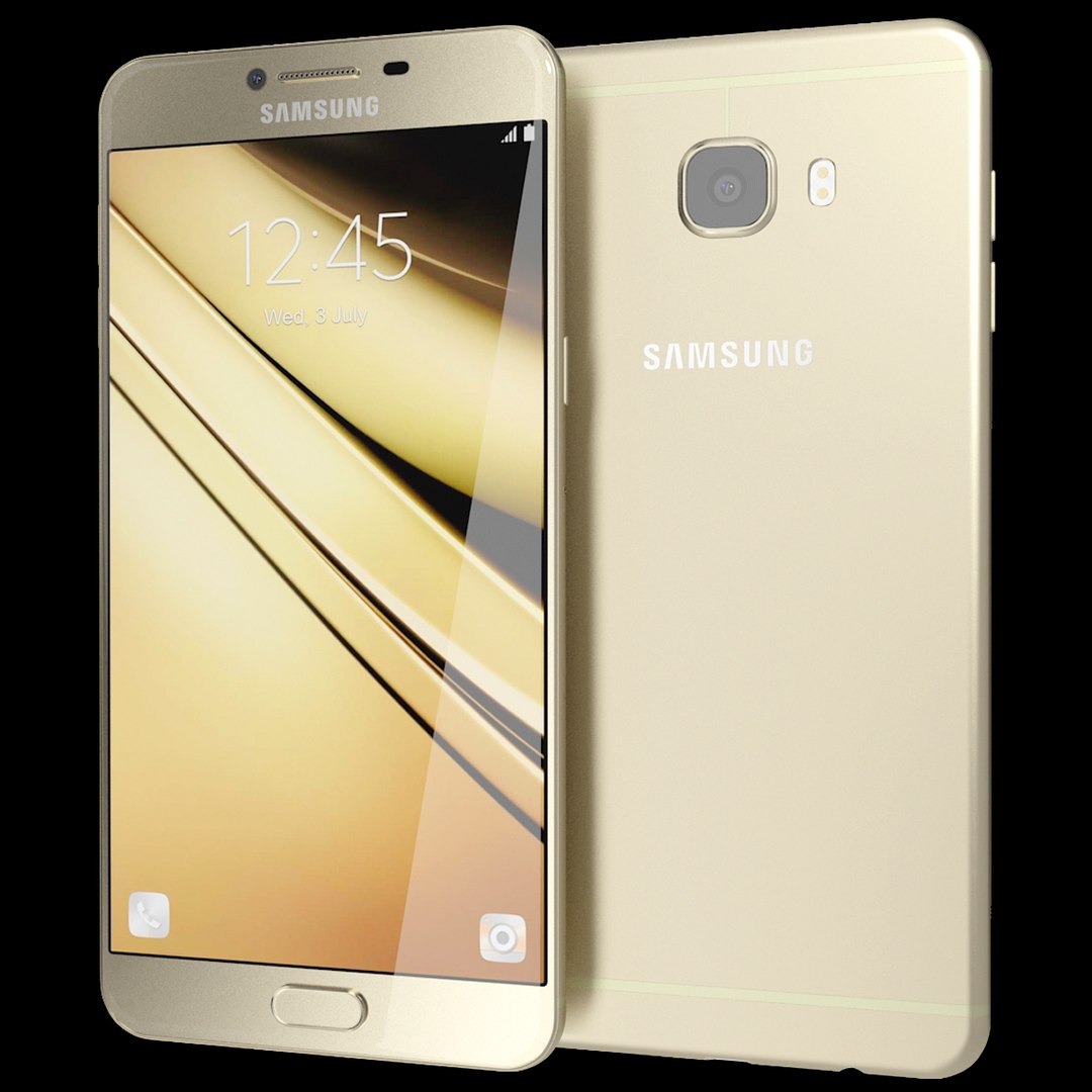 realistic samsung galaxy c7 3d model