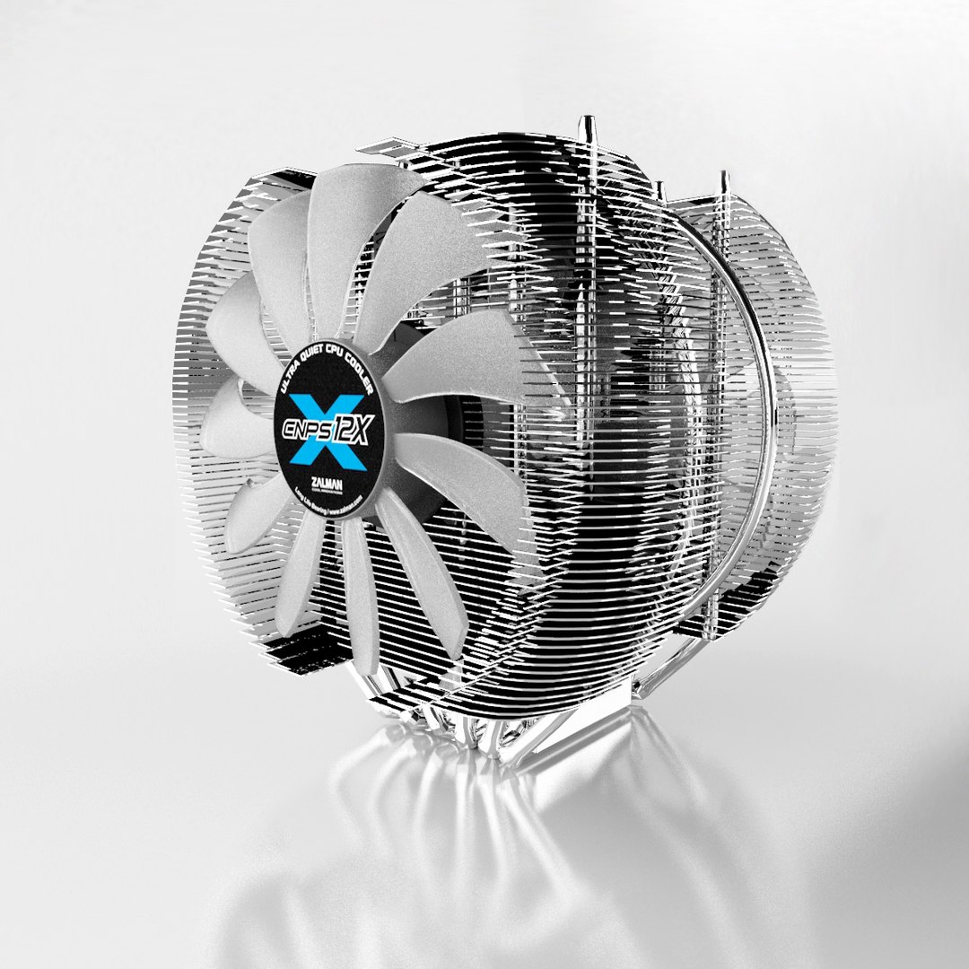 Cpu Cooler 3d Model