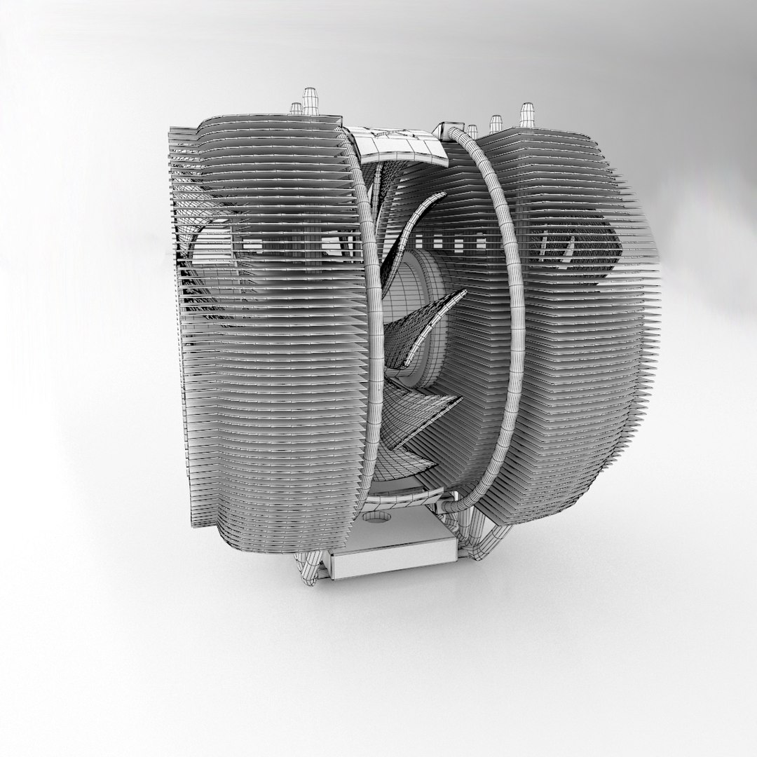 Cpu Cooler 3d Model