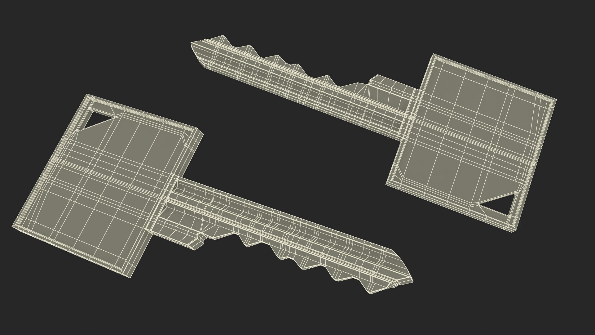 Key Type Schlage 3D Model - TurboSquid 2222195