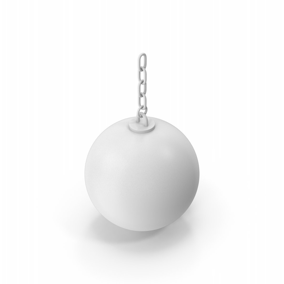 White Wrecking Ball 3D Model - TurboSquid 2200304