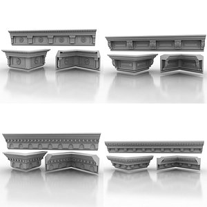 Download Free & Premium Cornice 3D Models | TurboSquid