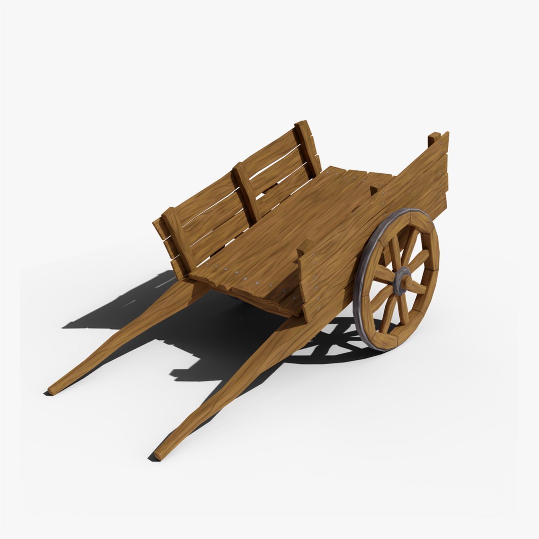3D model Stylized Cart - TurboSquid 1972019