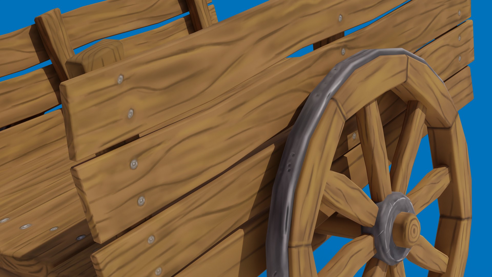3D Model Stylized Cart - TurboSquid 1972019