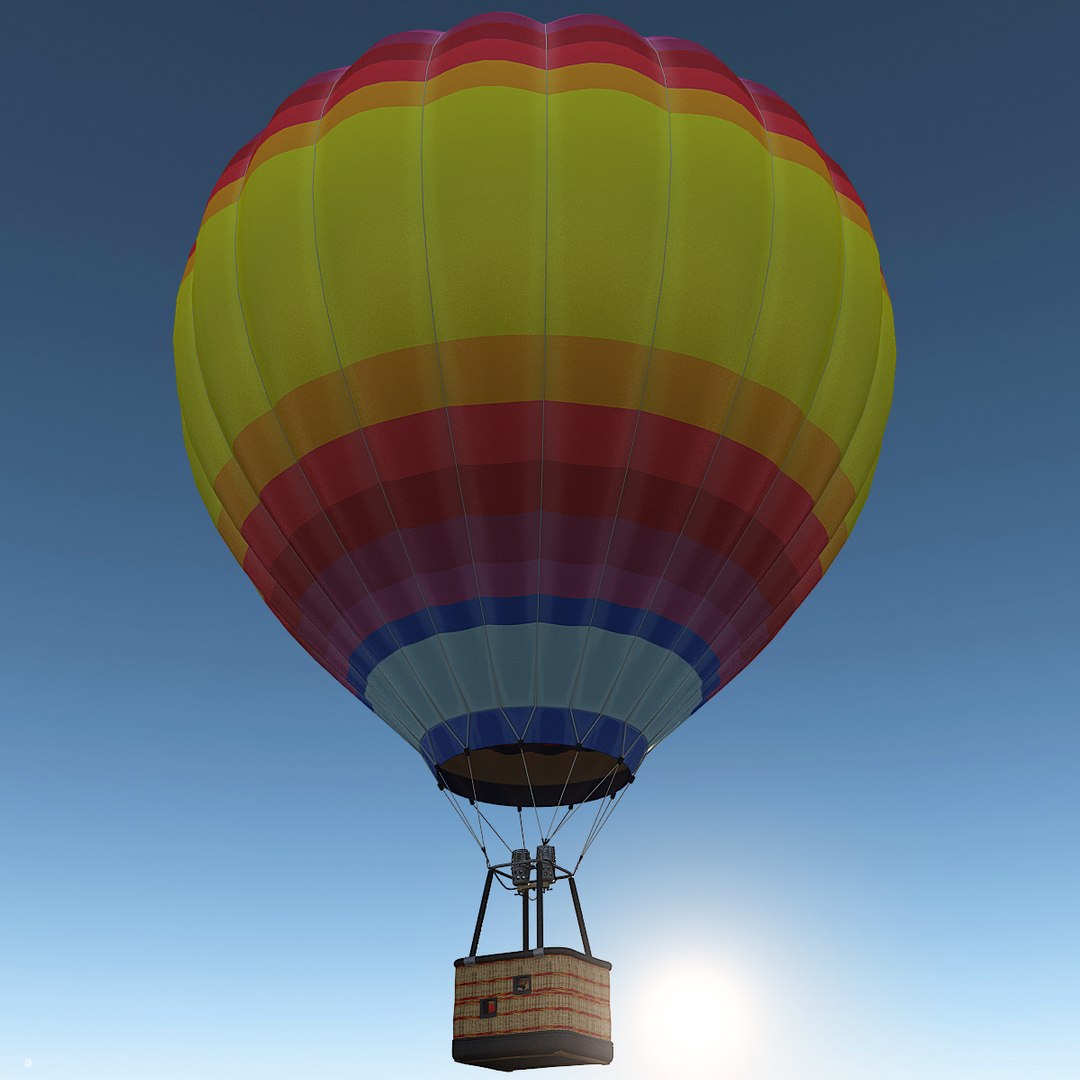 3d Model Air Balloon 2
