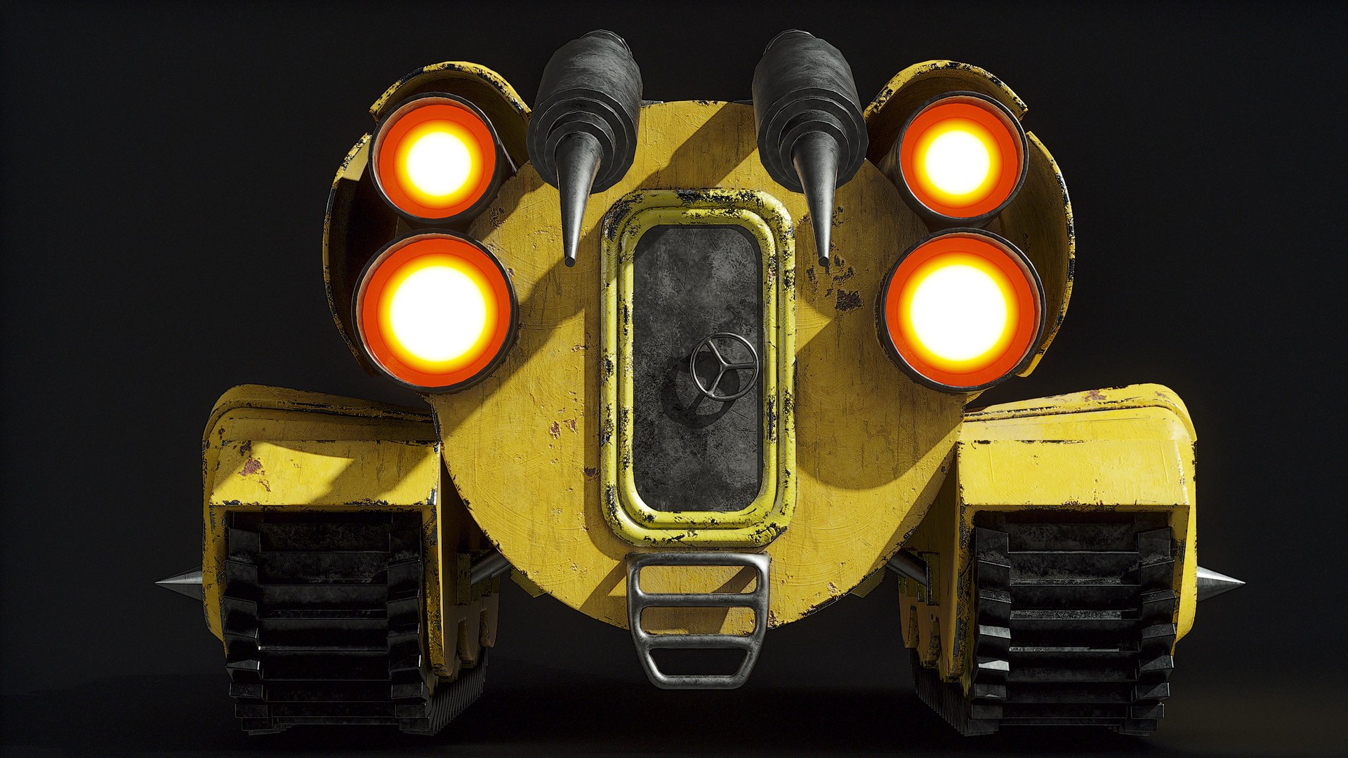3D Fantasy Mobile Drill Vehicle PBR Model - TurboSquid 2142246