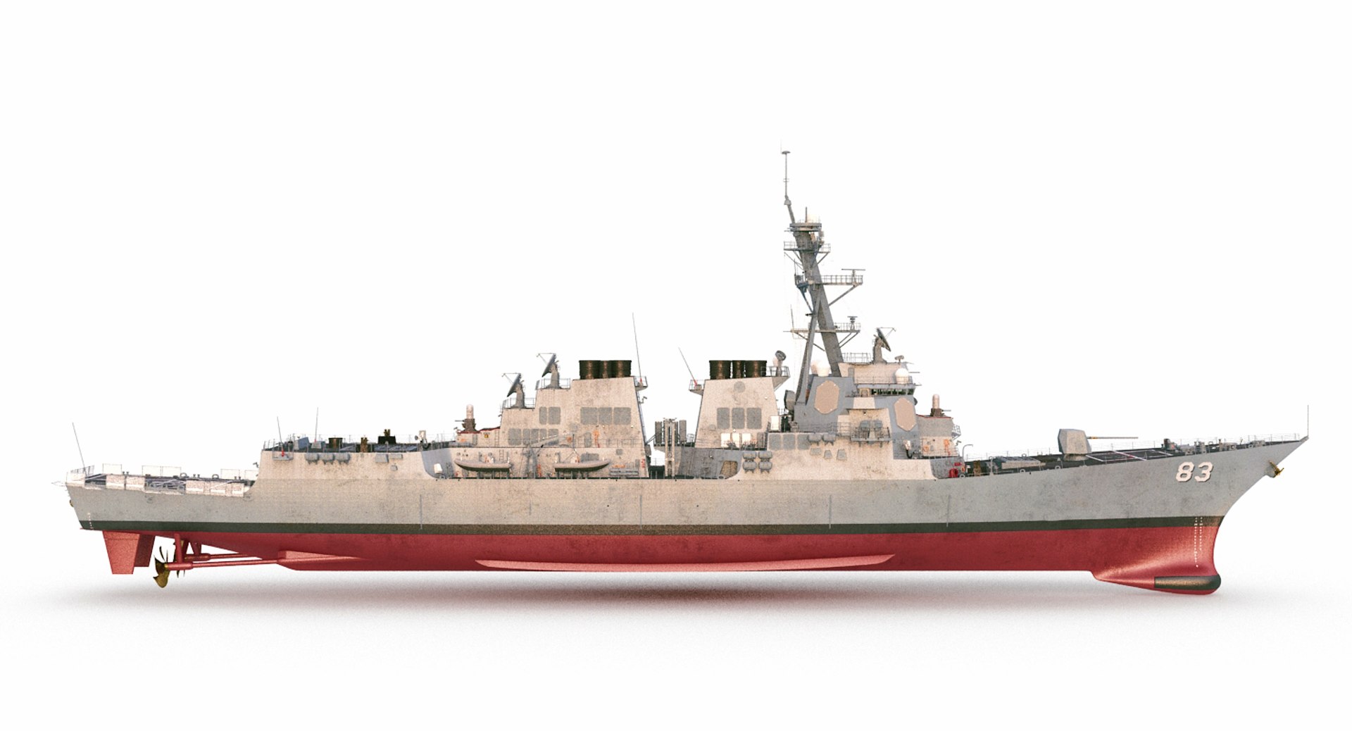 Uss Howard 3D Model - TurboSquid 1379332