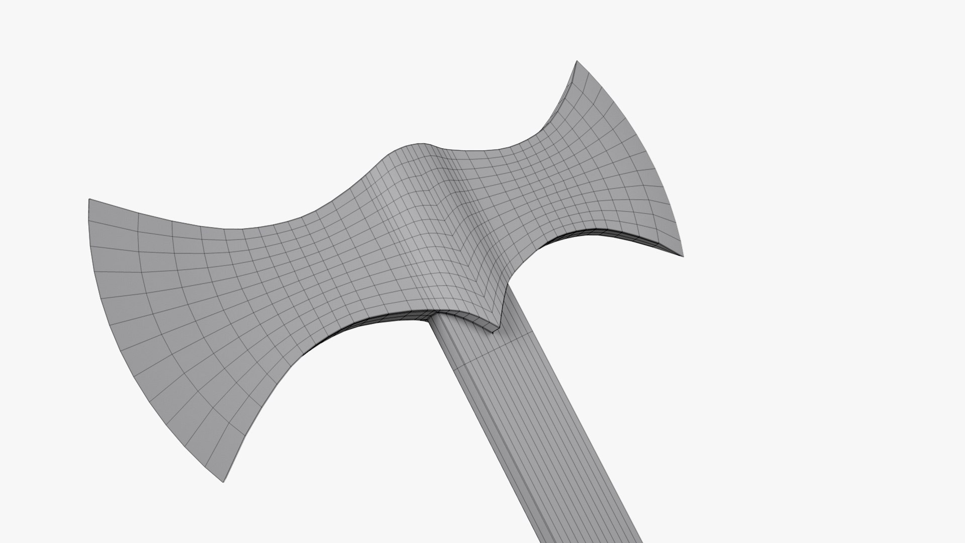 3D Double Bit Axe model - TurboSquid 1786387