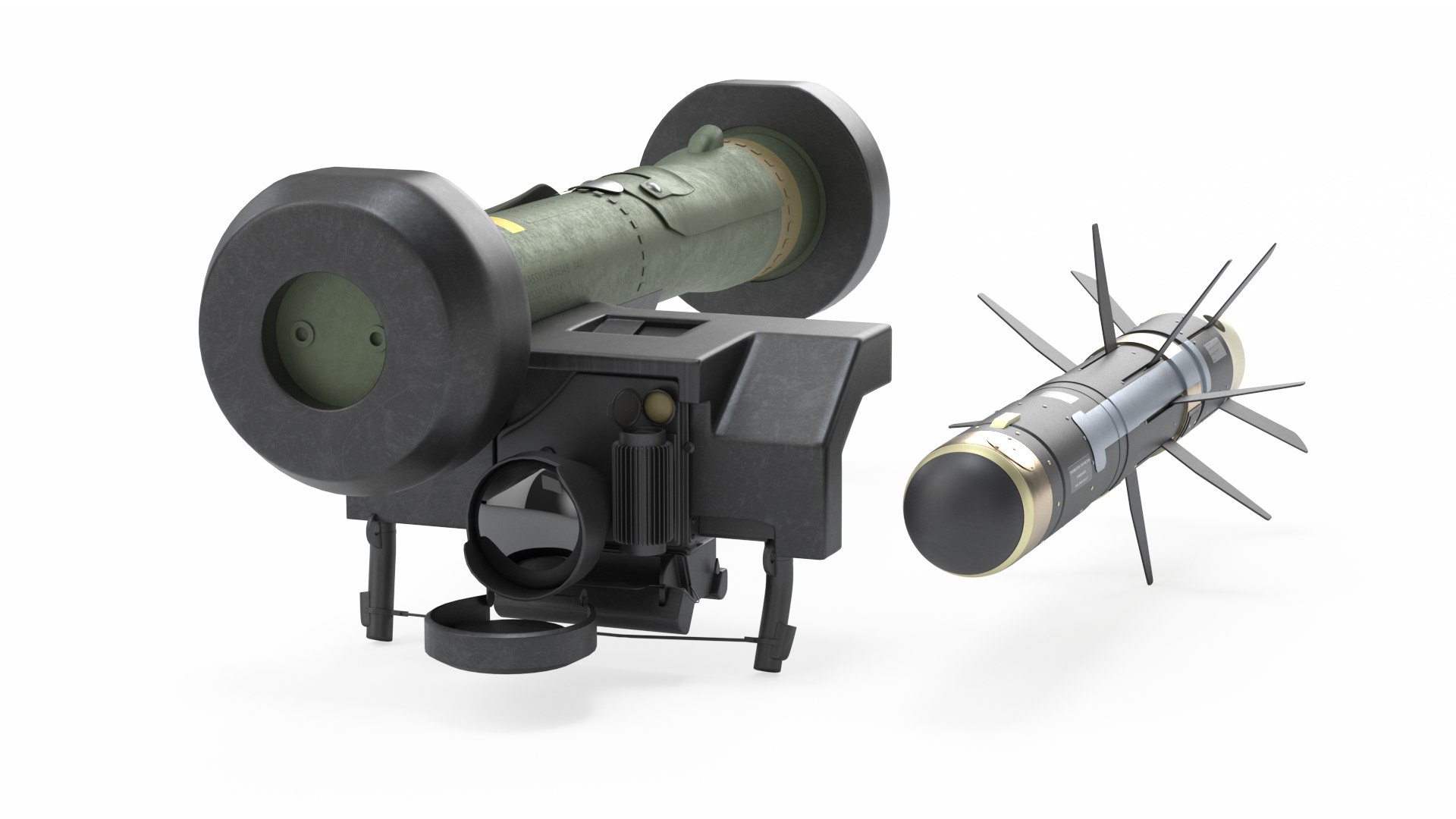3D Javelin FGM-148 Anti Tank MissileBlend - TurboSquid 1935571
