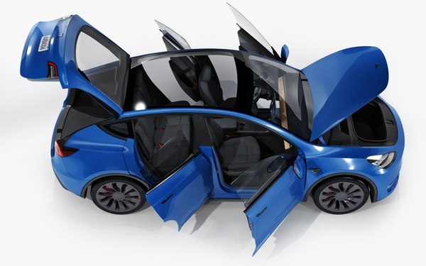 3D tesla y model - TurboSquid 1699861