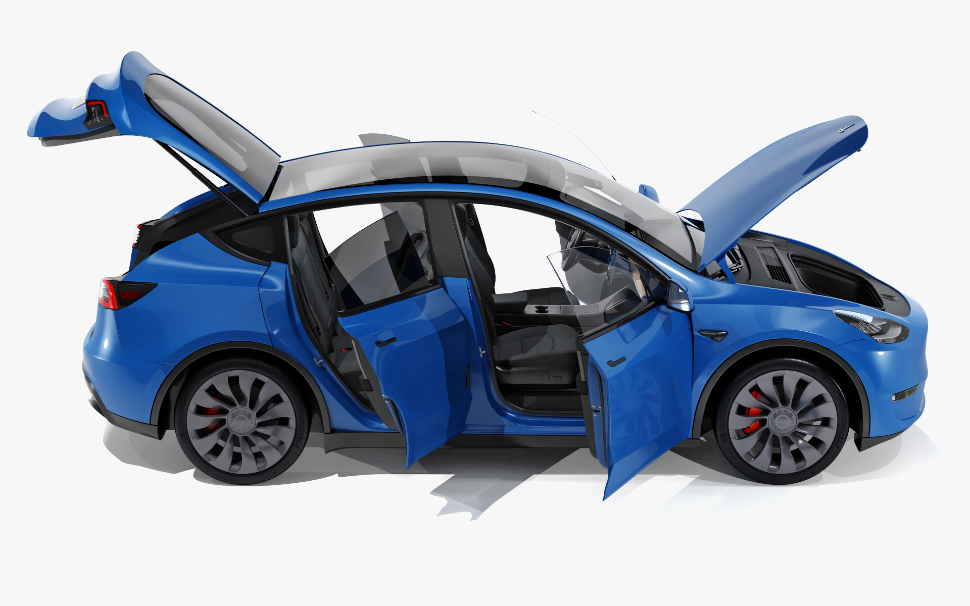 3D tesla y model - TurboSquid 1699861