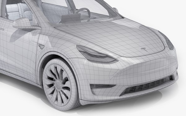 3D tesla y model - TurboSquid 1699861