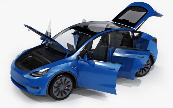 3D tesla y model - TurboSquid 1699861