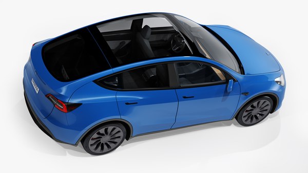 3D tesla y model - TurboSquid 1699861